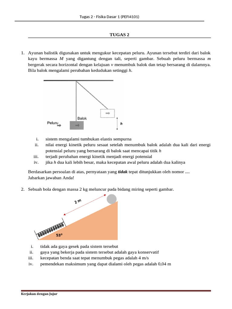 Tugas 2 Fisika Dasar | PDF