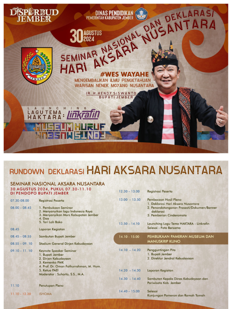Breakdown Kegiatan Seminar & Deklarasi Haktara | PDF