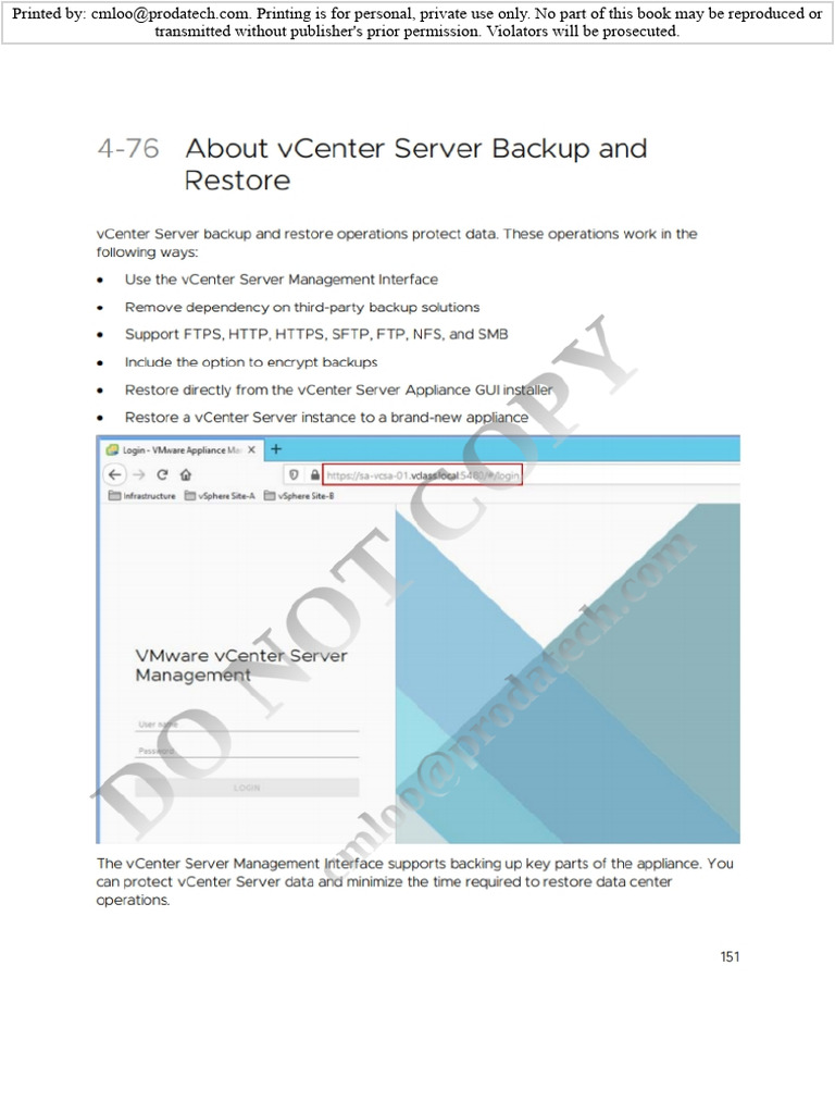 Evantage - VMware Vsphere - Install, Configure, Manage (V7) STUDENT Lecture Manual - P4 | PDF