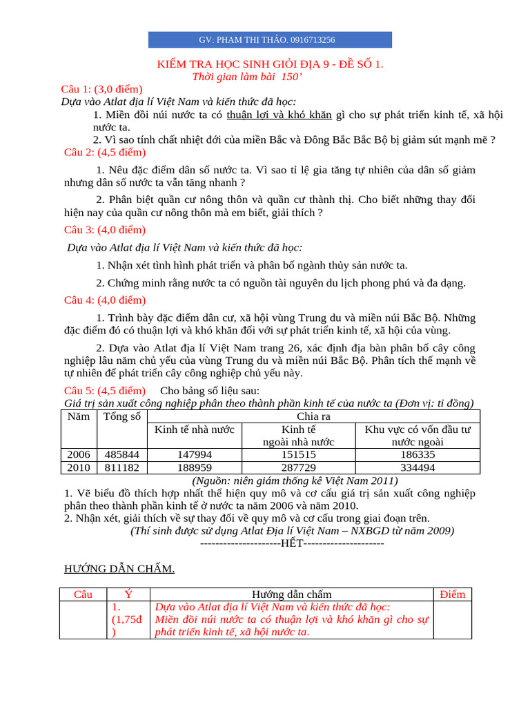 BỘ 20 ĐỀ HSG | PDF
