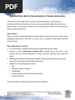 Fibre Factsheet BDA | PDF | Dietary Fiber | Diet & Nutrition