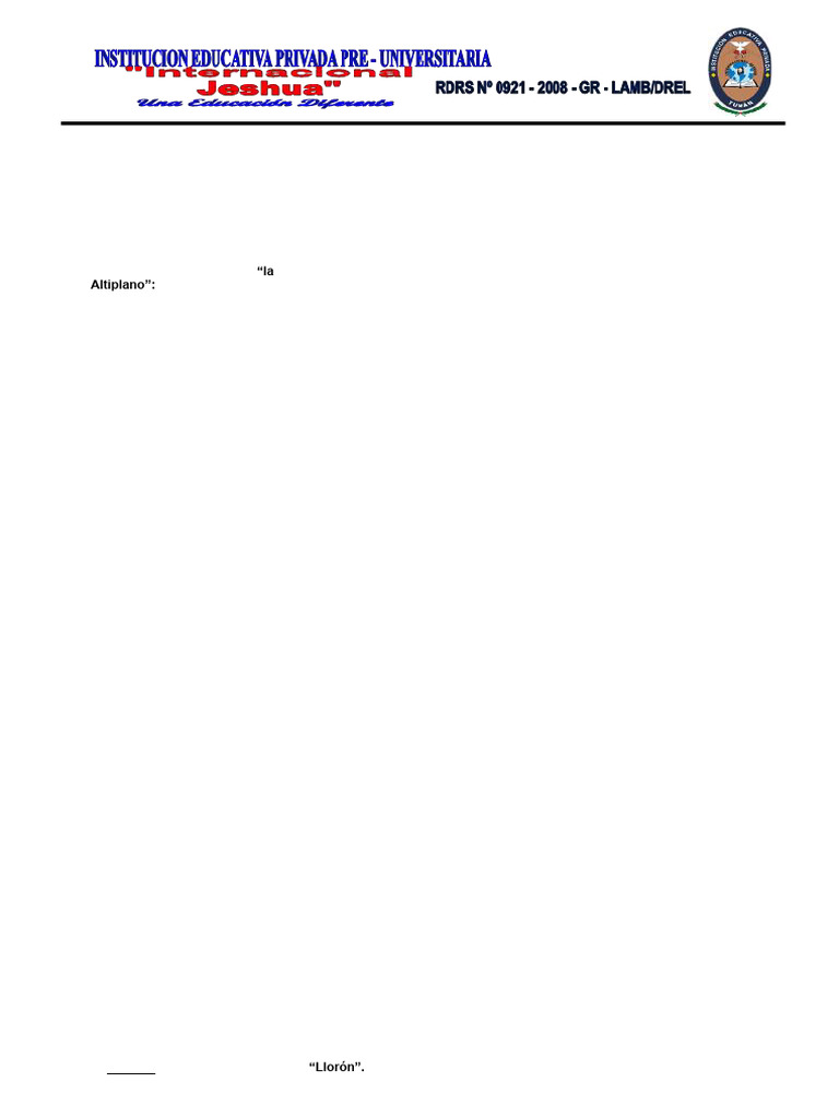 Práctica - Personal Cuarto Pr. | PDF