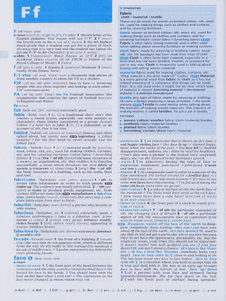 Oxford Advanced Learners Dictionary - 9th Edition - 2015 - F-L | PDF