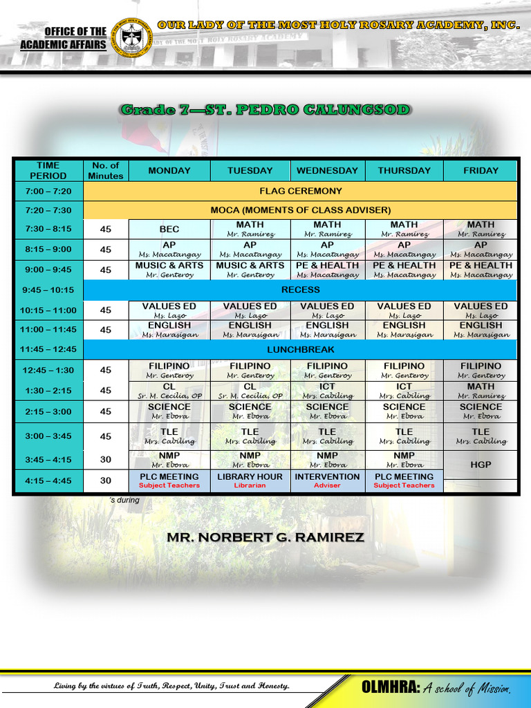 Final Class Program | PDF