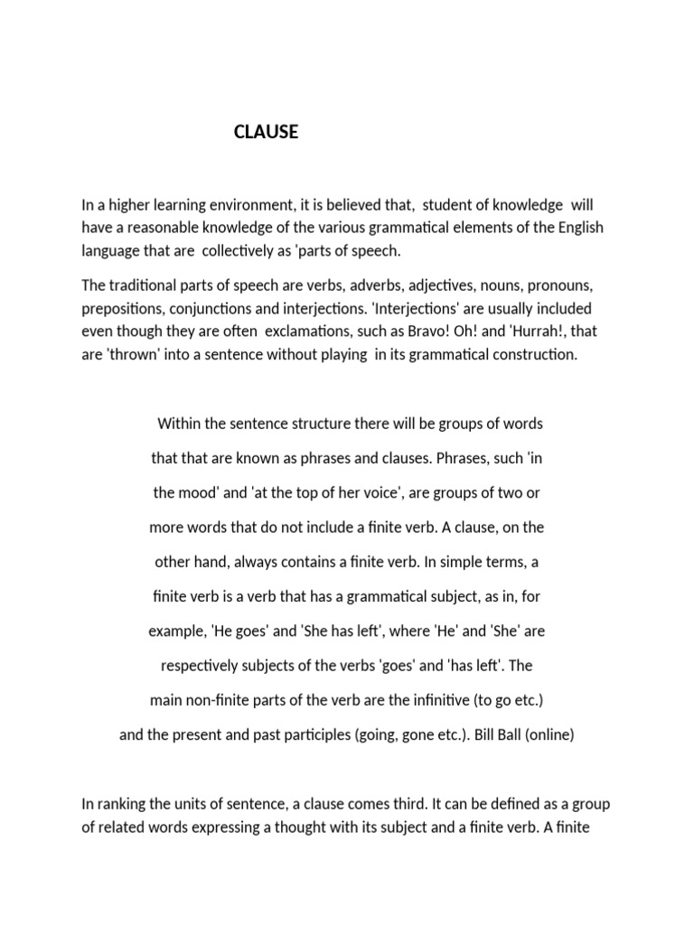 Clause.. | PDF