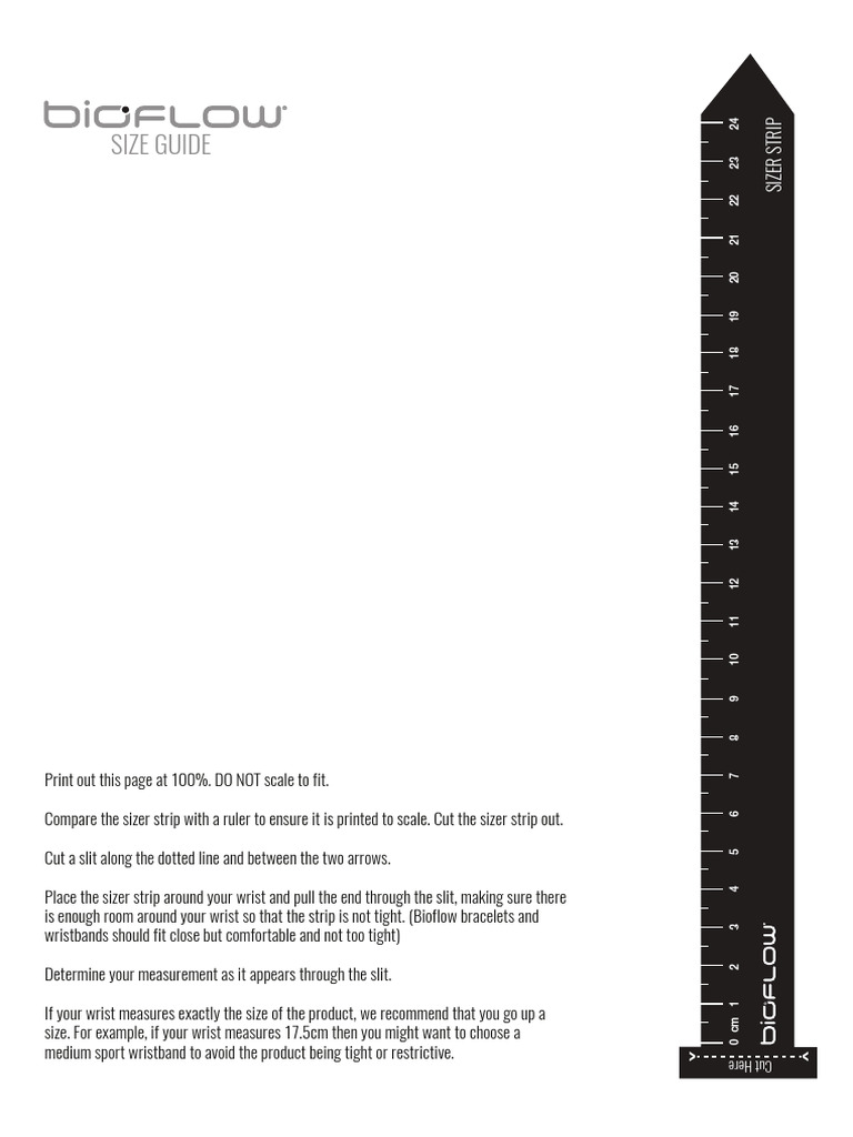 Bioflow-Size-Guide | PDF