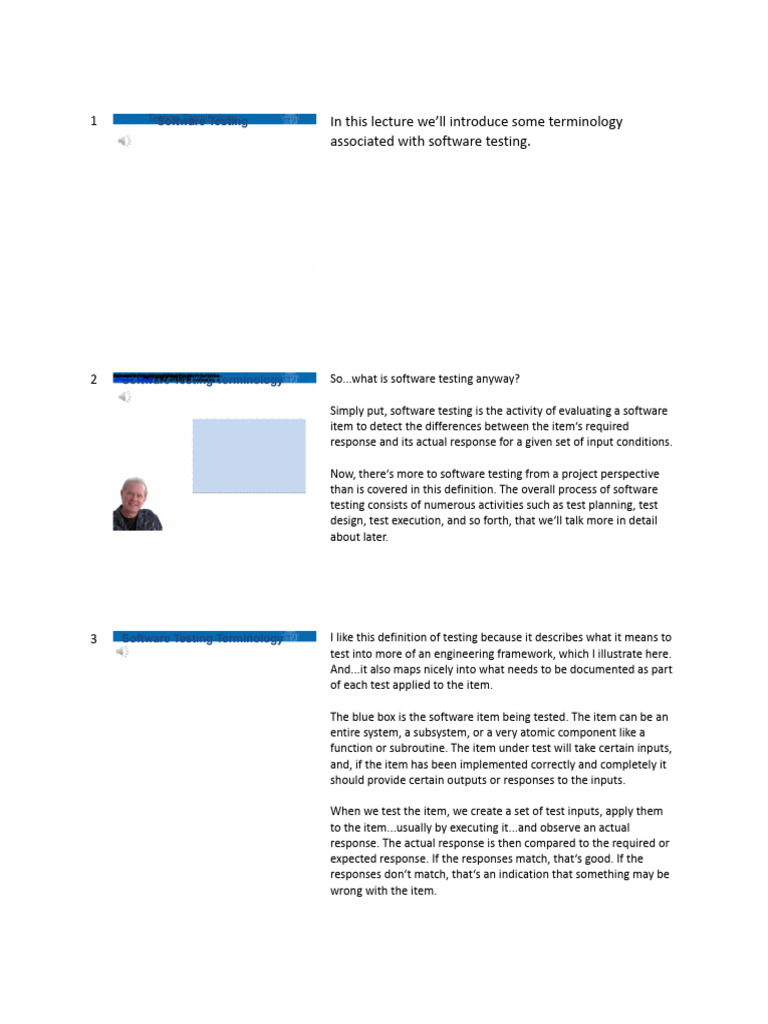 13A Testing Terminology | PDF