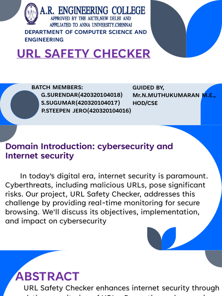 Url Safety Checker | PDF