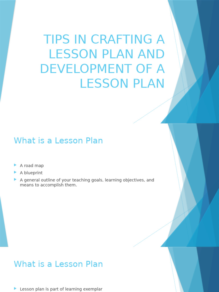 True Script Tips in Crafting A Lesson Plan and Development | PDF ... True Script Tips in Crafting A Lesson Plan and Development | PDF ...