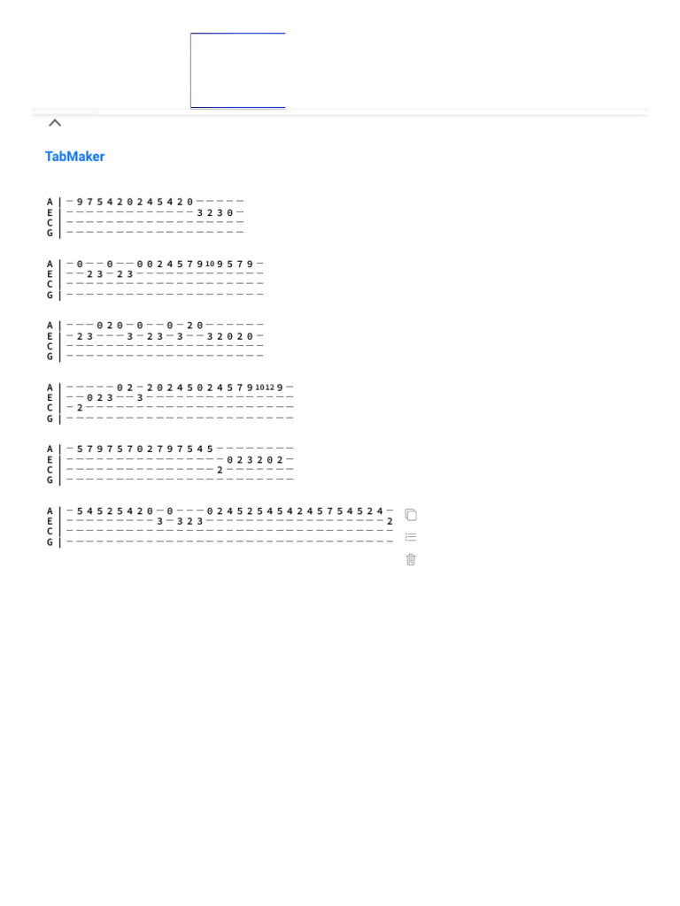 TabMaker - App | PDF