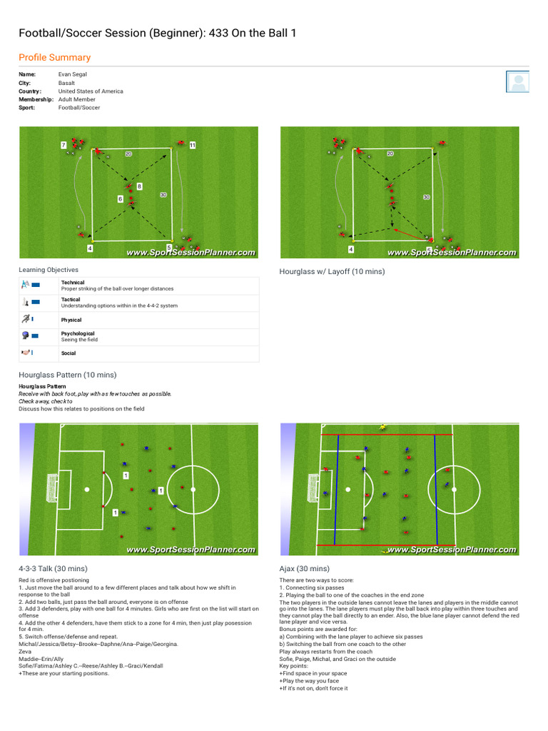 Football - Soccer - 433 On The Ball 1 (Tactical - Positional Underst | PDF