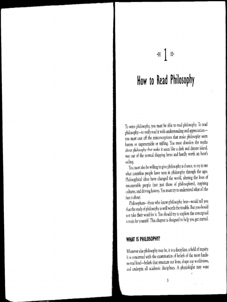 Vaughn Lewis 2006 How To Read Philosophy | PDF