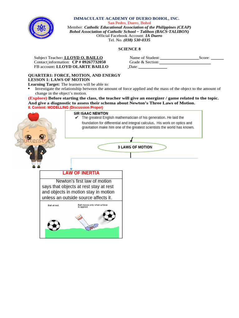 SCIENCE 8 MODULE-ACTIVITY Q1 | PDF