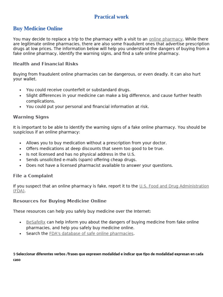 Practical Work Modals | PDF