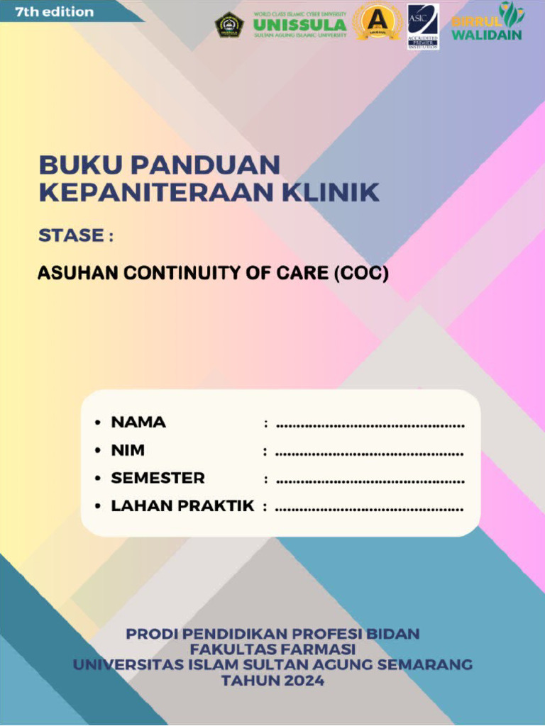 Panduan Mhs CoC 7th Edition 2024 | PDF