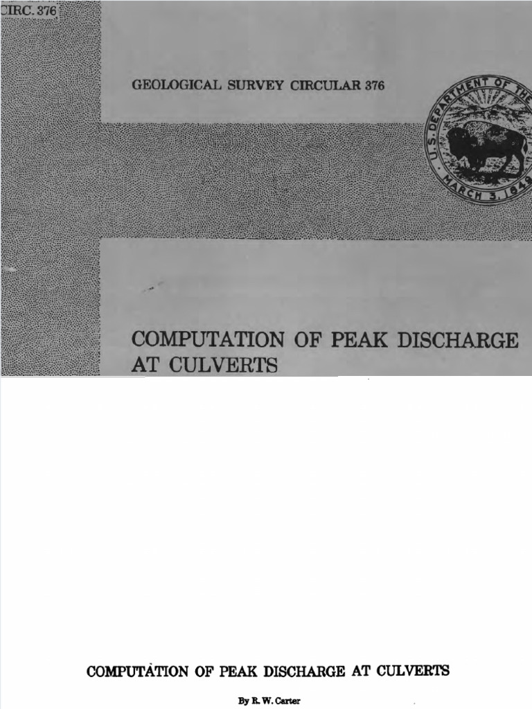 Vdocument - in Culvert-Usgs | PDF