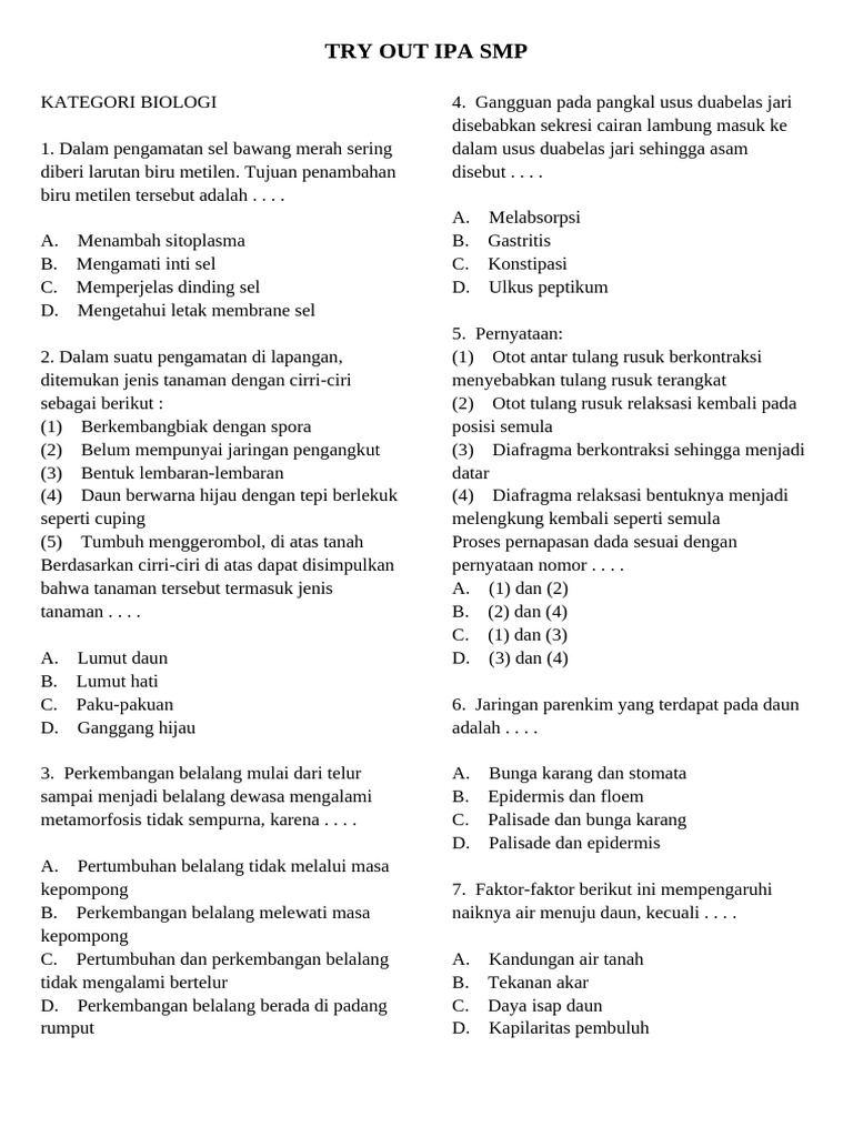 Try Out Ipa SMP | PDF