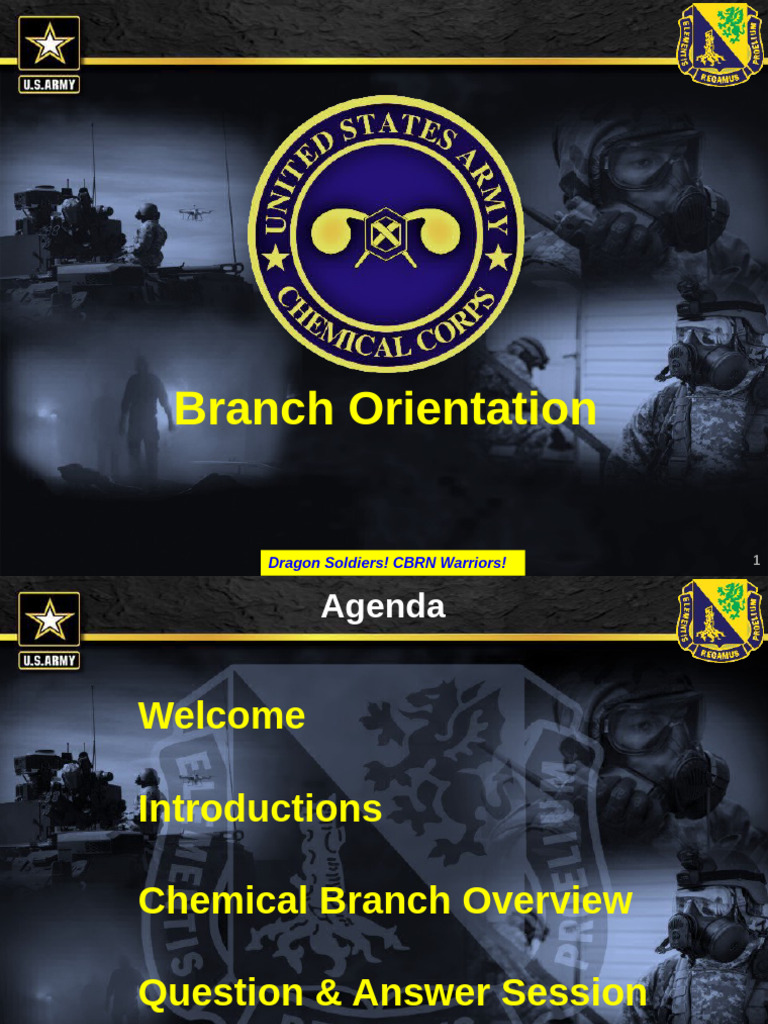 Branch Orientation Brief - July 2023 | PDF | Cbrn Defense | Reconnaissance