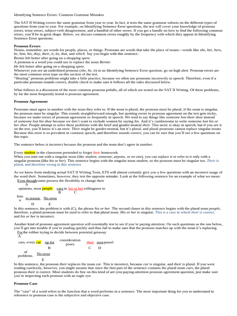 Identifying-Sentence-Errors | PDF