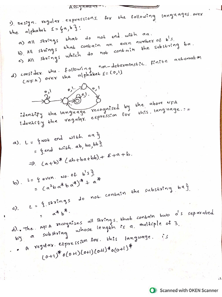Atcd Assignment 1 | PDF
