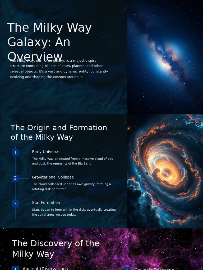 The Milky Way Galaxy An Overview | PDF | Milky Way | Stars