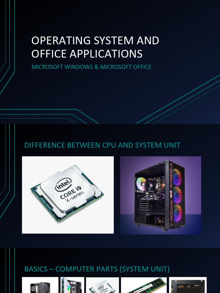 Computer Lesson 1 Q1 1 | PDF