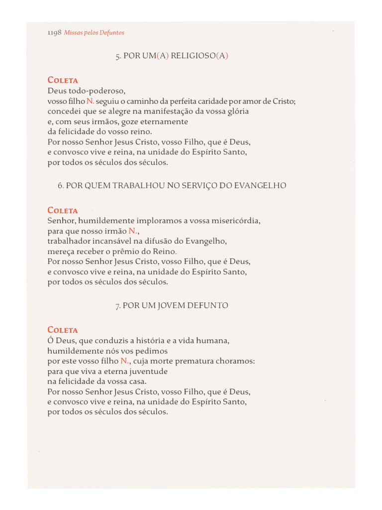 Missal Romano (Brasil) 20232 | PDF