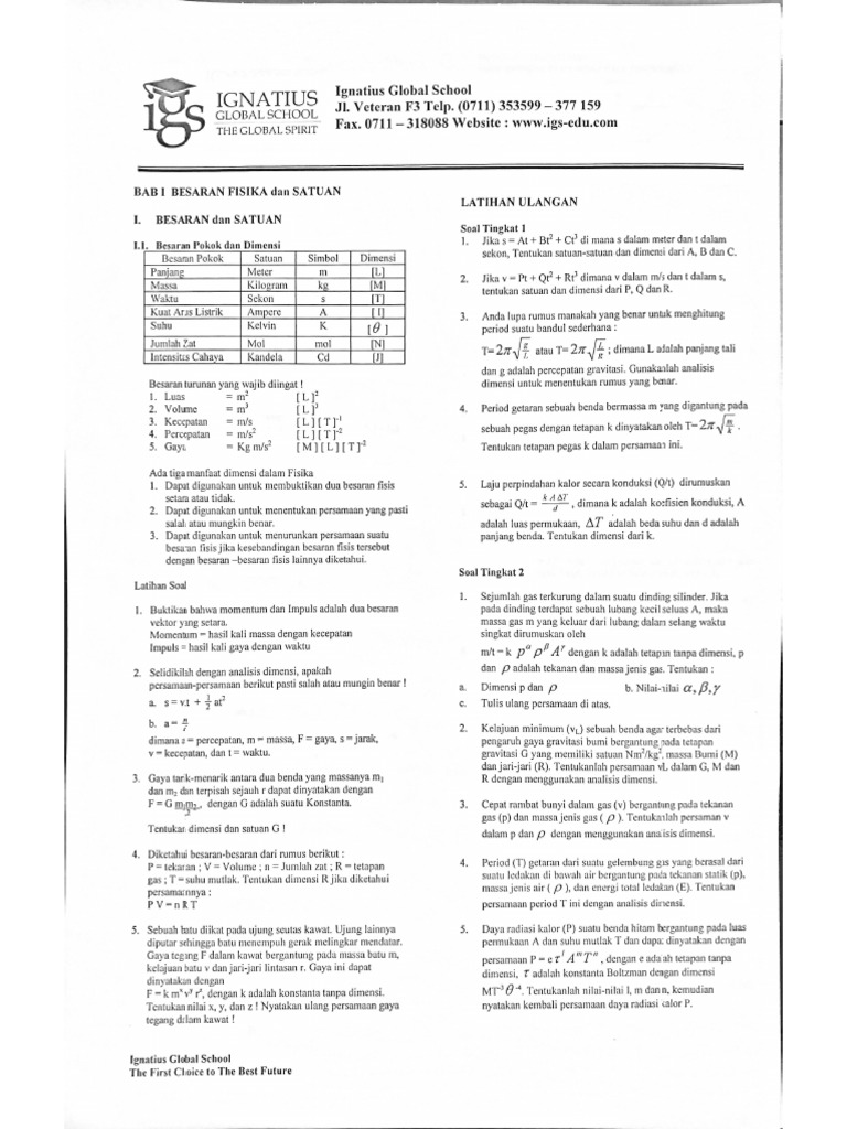 Besaran Dan Vektor | PDF