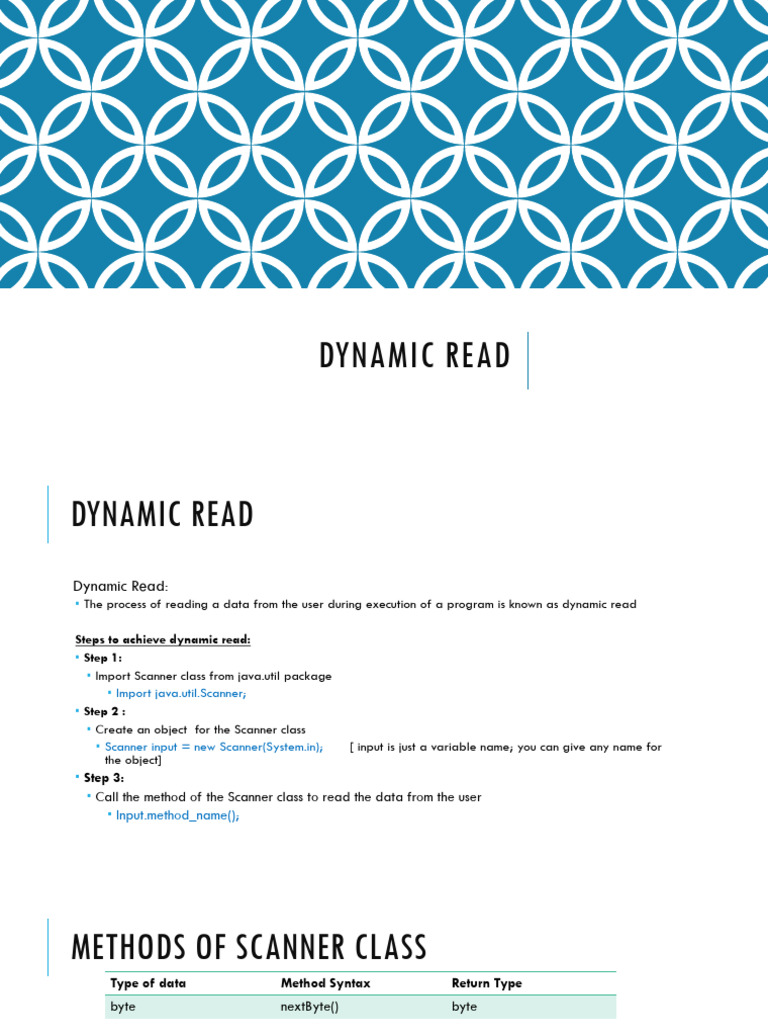 5 - Dynamic Read | PDF