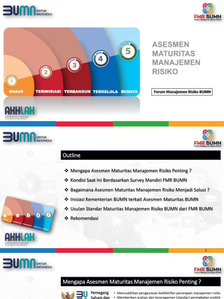 Asesmen Maturitas Manajemen Risiko FMR BUMN (1) | PDF