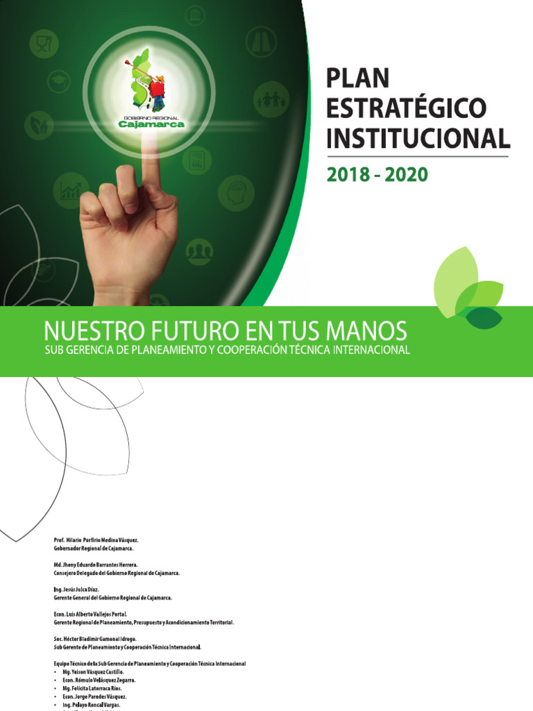 PEI_2018-2020 GOBIERNO REG CAJAMARCA | PDF