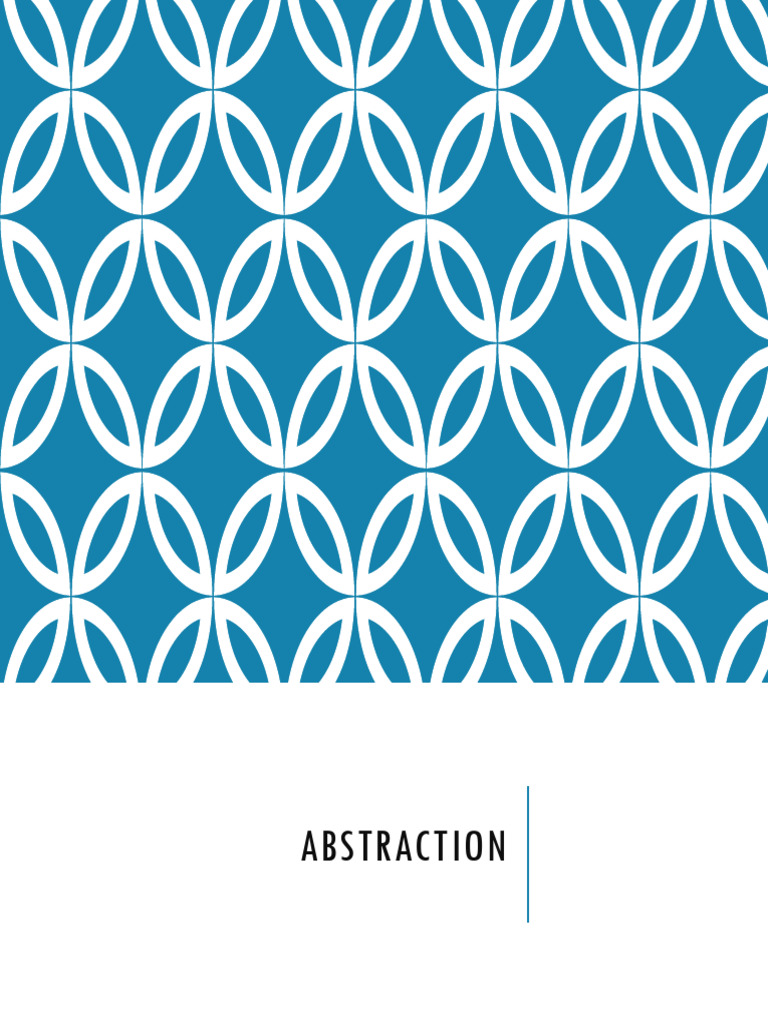 17-Abstraction To Interface | PDF