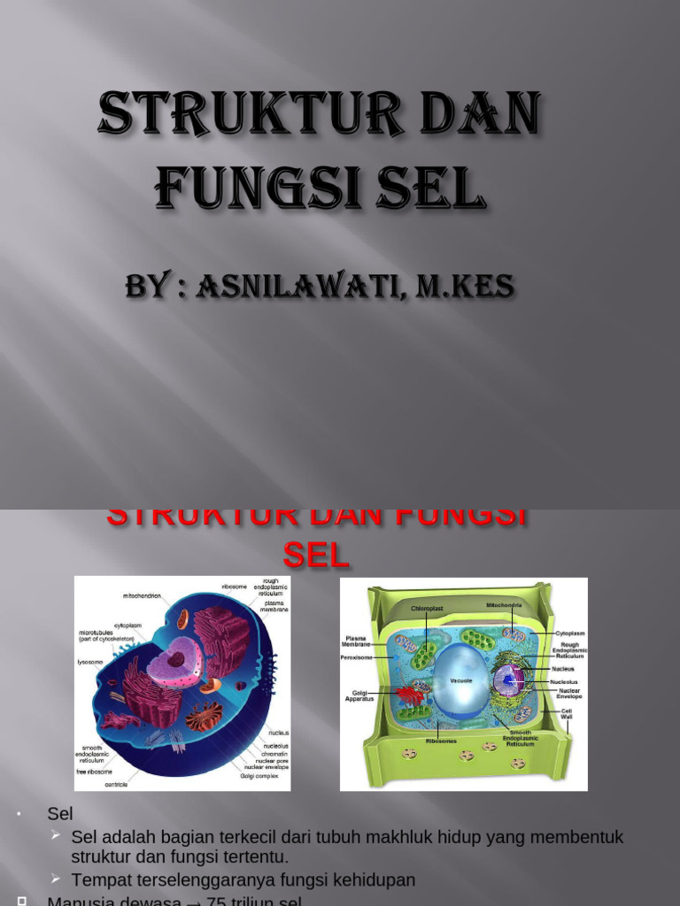 struktur dan fungsi sel | PDF