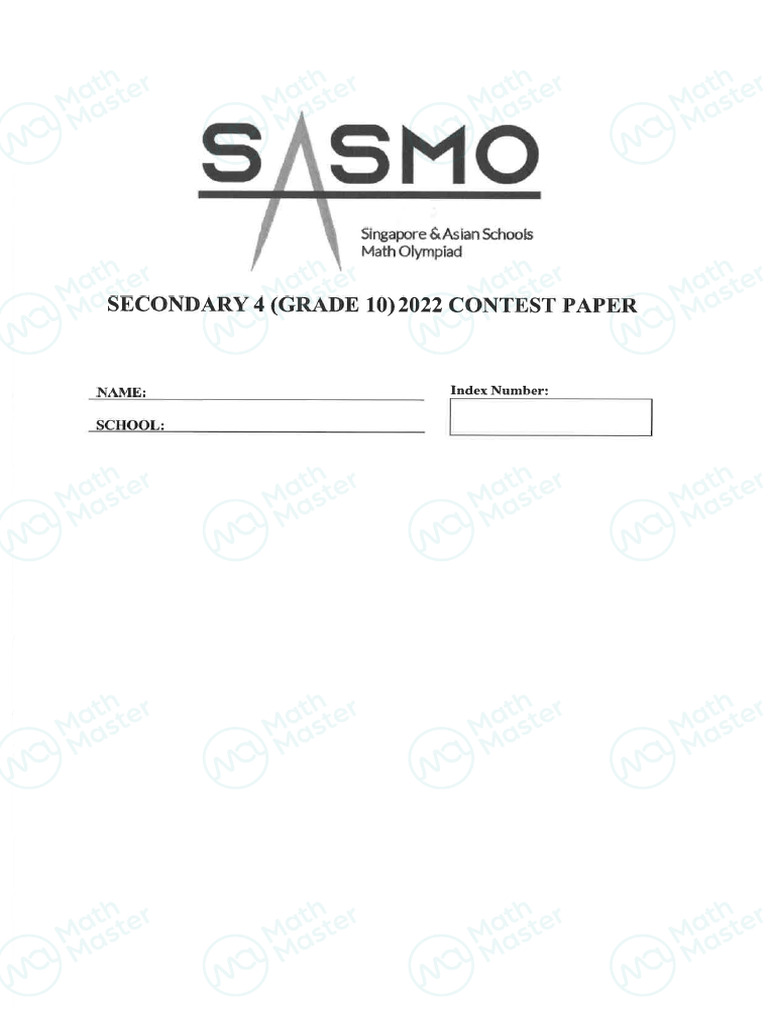 Sasmo2022 G10 | PDF
