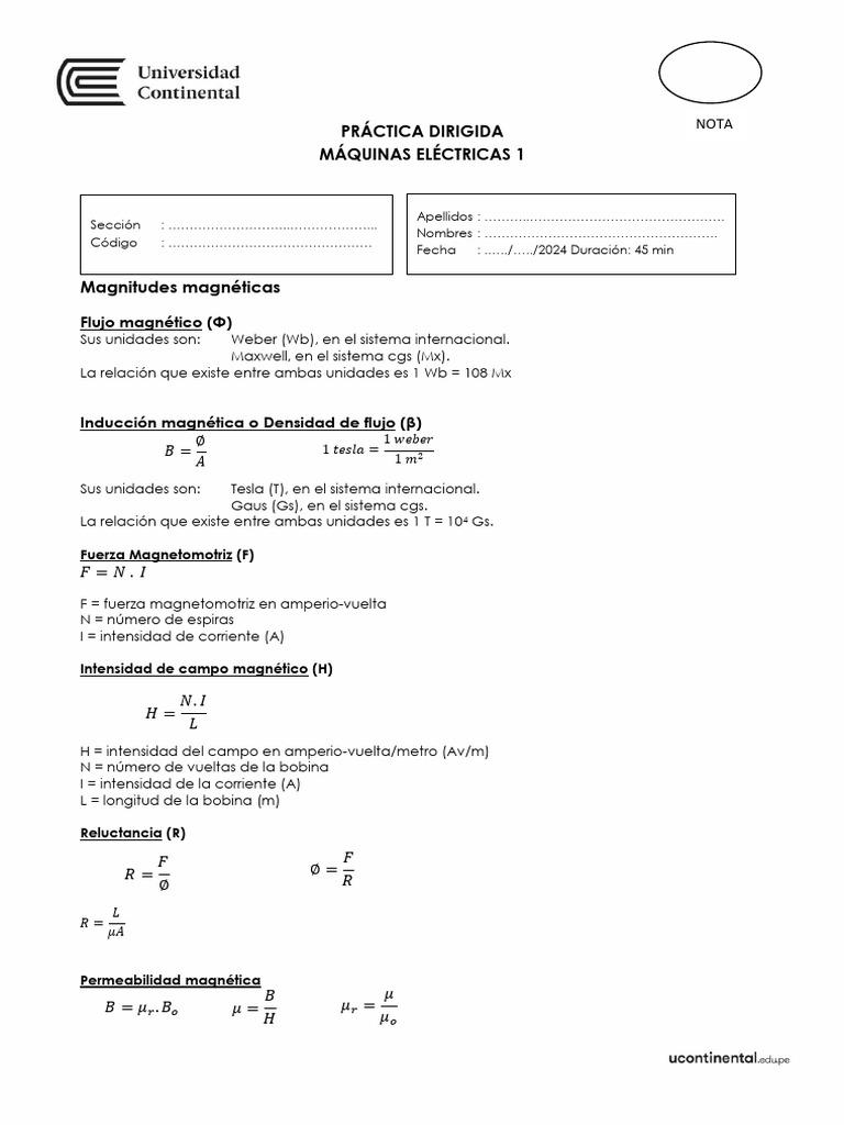 Practica Dirigida 01 - Maquinas1 | PDF