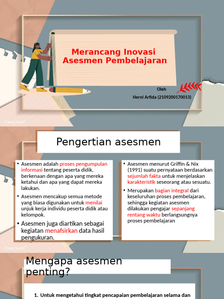 Merancang Inovasi Asesmen Pembl | PDF