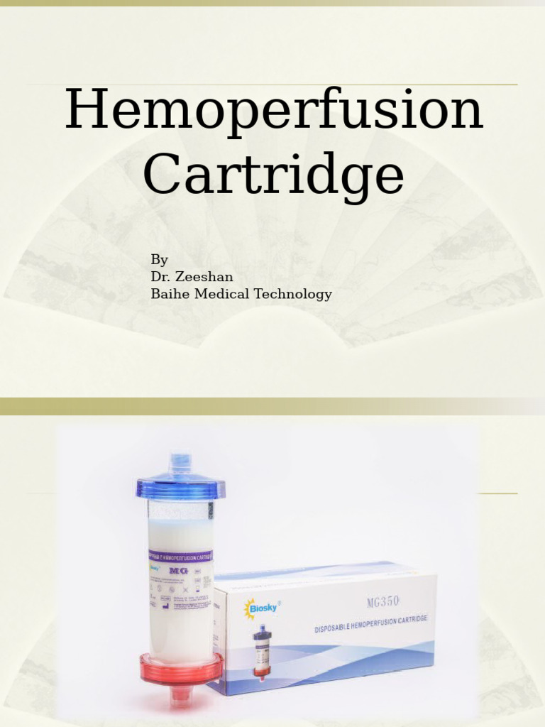 Hemoperfusion Cartridge | PDF | Coagulation | Science & Mathematics