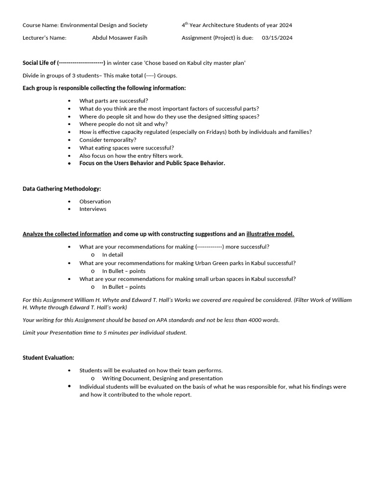 EDS Final Assignment | PDF