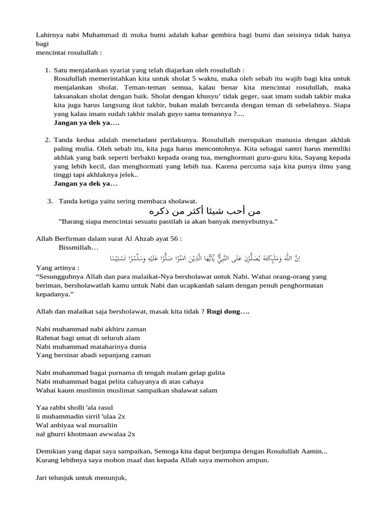 Jangan Ya Dek Ya | PDF