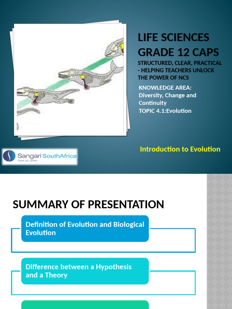 PP20. Introduction To Evolution | PDF