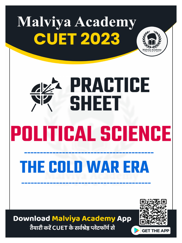 Cold War Era Quiz with Answer Key | PDF | General Secretary Of The ...