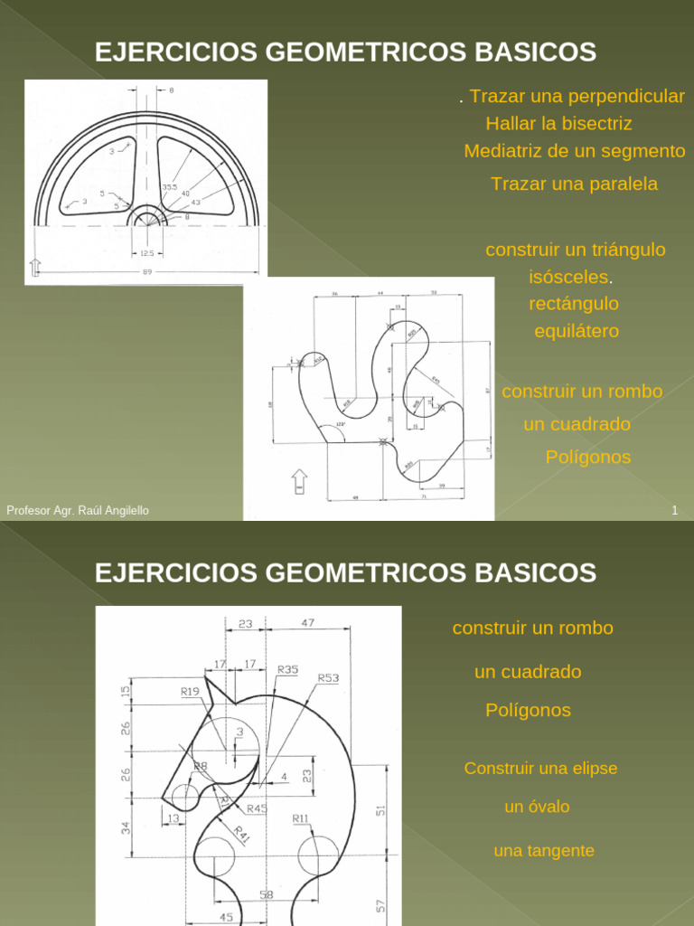 TP #2 - Teoria de Ejercicios Geométricos Básicos | PDF