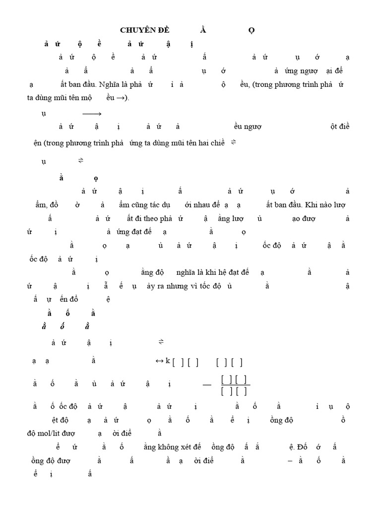 CBHH-Lý Thuyết | PDF