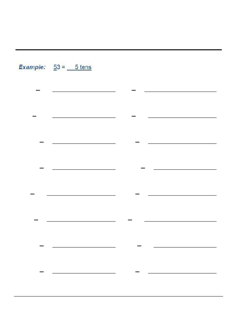 4-digits numbers and place value | PDF