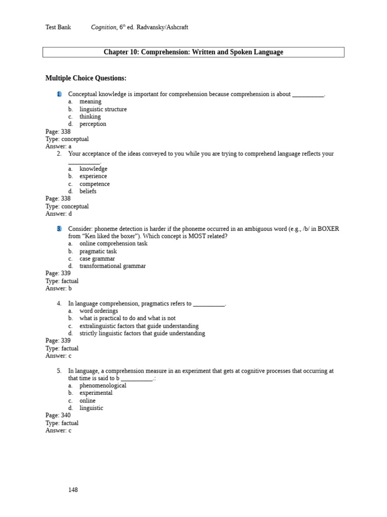 CH10 Cognition6eTB | PDF