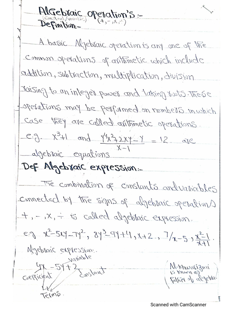 Algebraic Expressions and Factoring Formulas | PDF