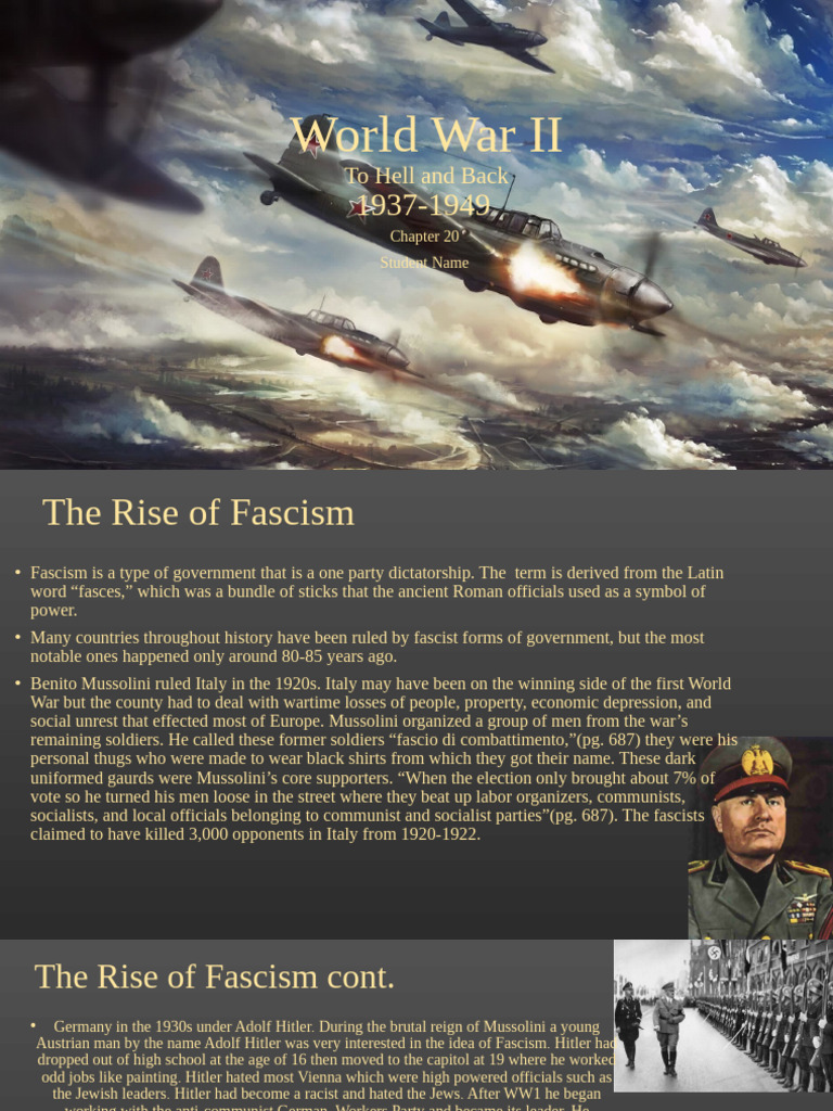 World Civ II Chapter 20 Powerpoint | PDF