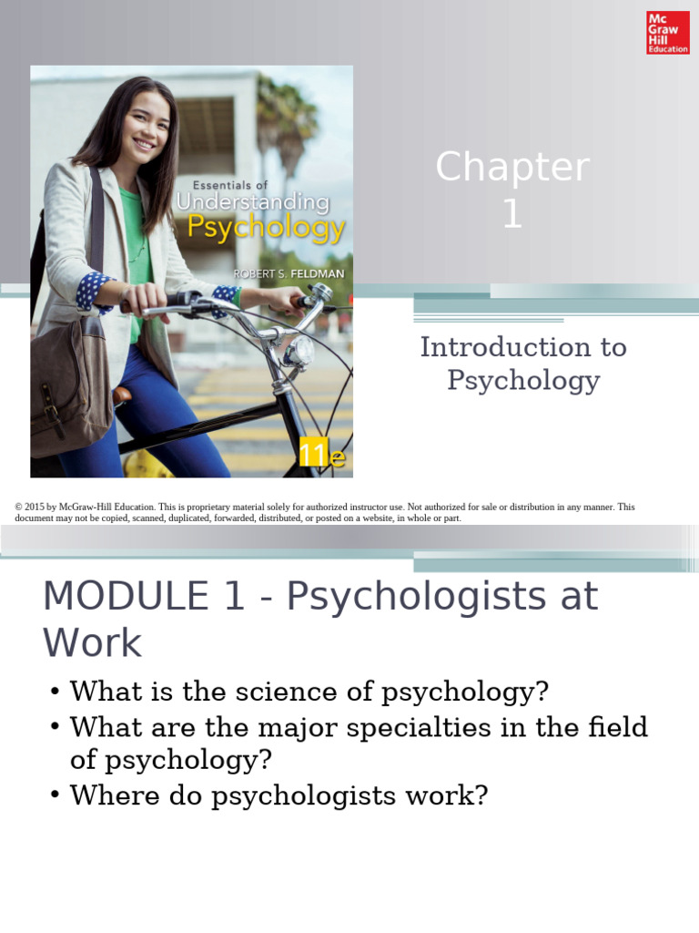 FeldmanEUP11e PPT Ch01 | PDF