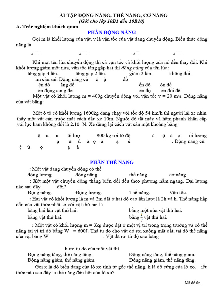 Bai Tap Dong Nang The Nang Conan G | PDF