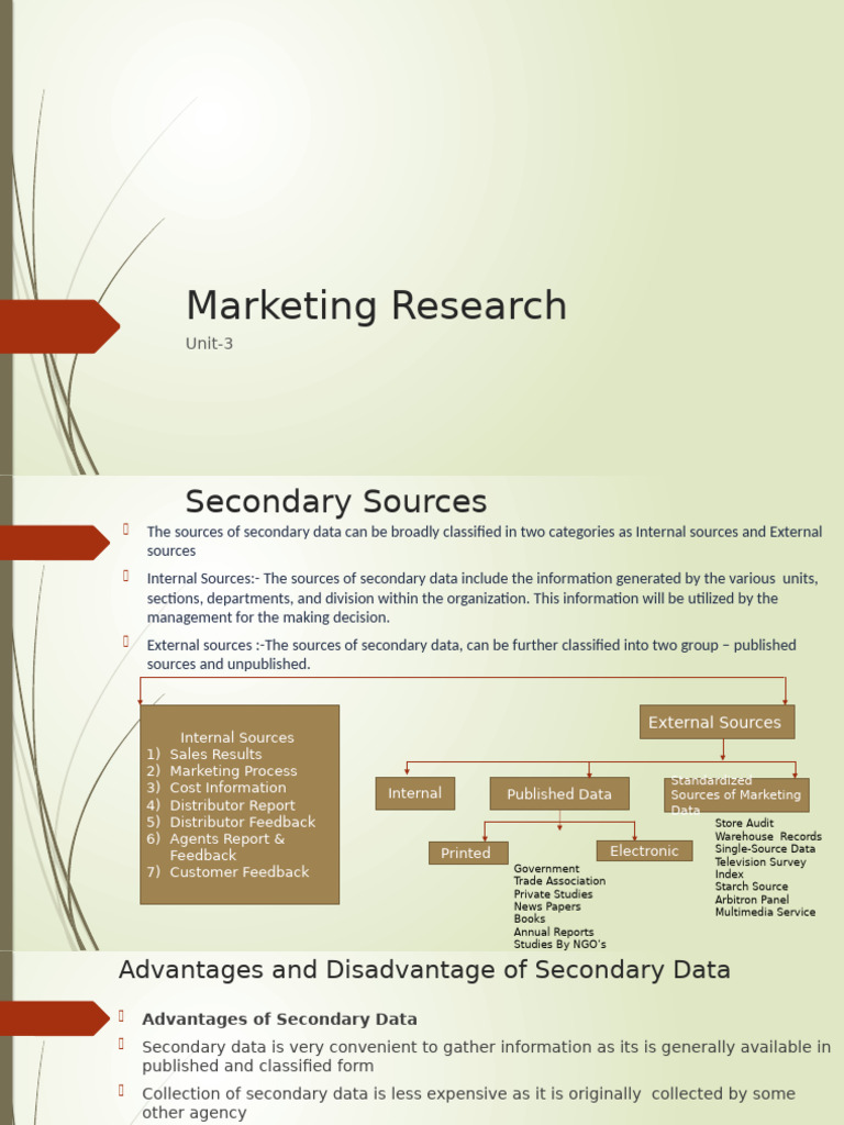 Marketing Research Unit-3 | PDF